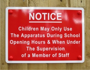 General School Notice Signs - Wall Mounted - Signs 4 Schools